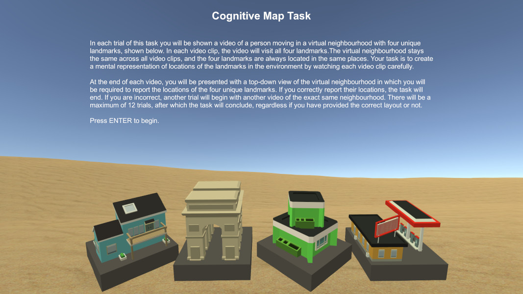 FB | Cognitive Map Task.